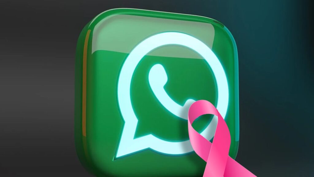 Lazo rosa en WhatsApp: la iniciativa de una paciente oncológica para ...